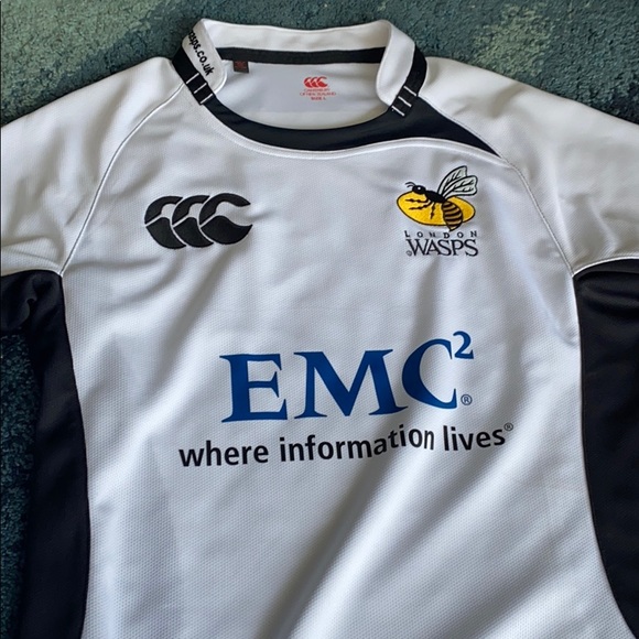Canterbury | Shirts | Rugby Jersey London Wasps L 55cm Armpit To Armpit ...